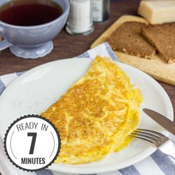 The Perfect Omelette (7 Min, Vegetarian) - Hurry The Food Up