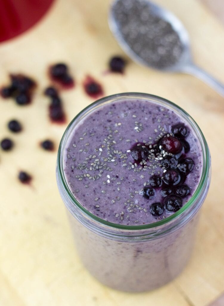 Protein Power Blueberry Banana Protein Smoothie