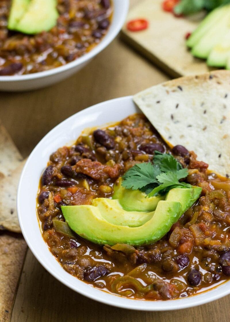 Mouthwatering Meatless Chili Sin Carne (vegan)