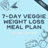 7-Day Vegetarian Weight Loss Meal Plan: 1500 kcal/day - Free Download