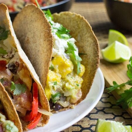 Mexican Vegetarian Tacos | Authentically Awesome!