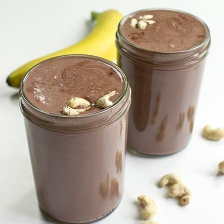 Creamy Cashew Milkshake | Chocolate Style