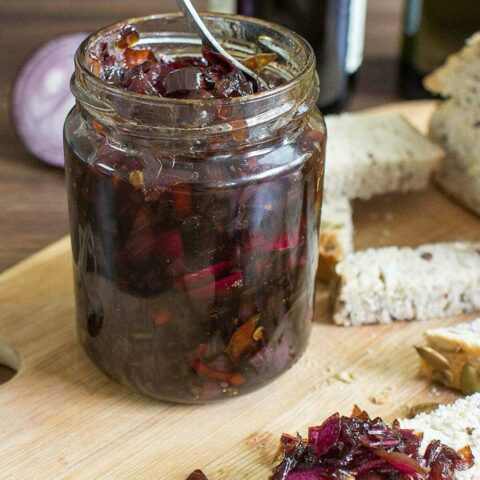 Caramelised Red Onion Chutney Recipe (Easy and Tangy)