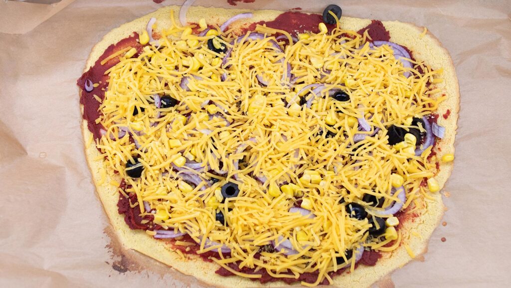 Socca Pizza Recipe – gluten and grain-free, but still so indulgent