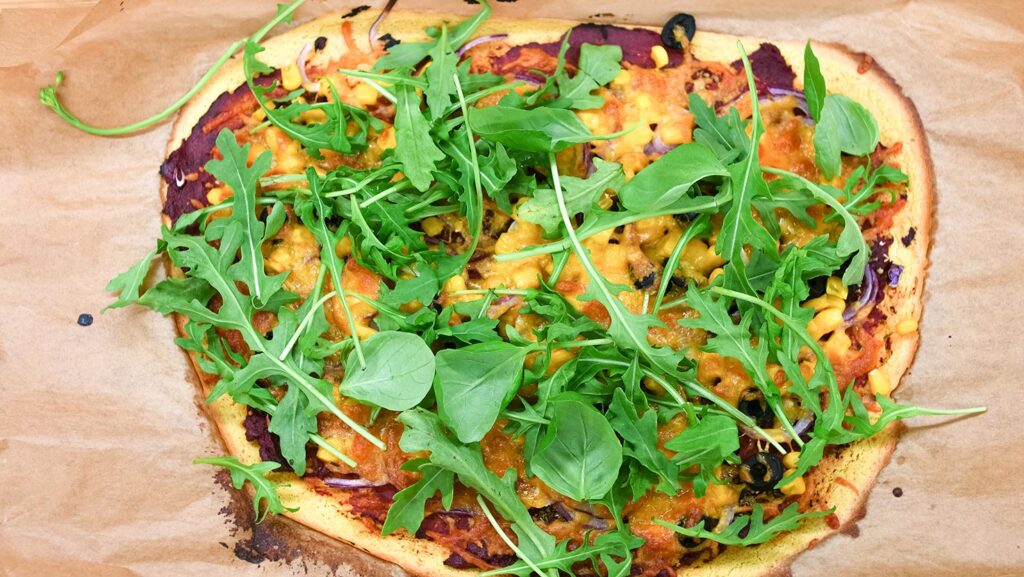 Socca Pizza Recipe – gluten and grain-free, but still so indulgent