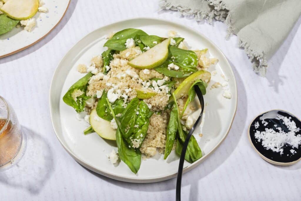 Couscous & Pear Salad with Goat's Cheese