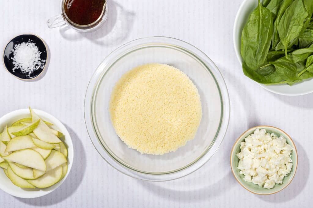 Couscous & Pear Salad with Goat's Cheese