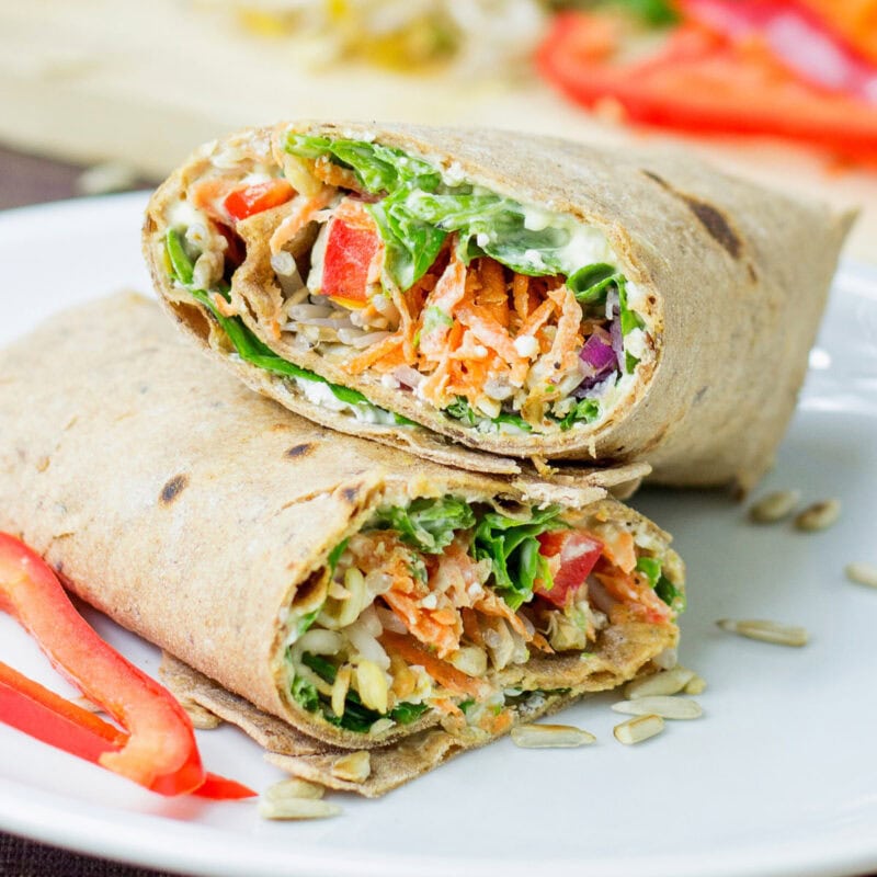 20 Vegetarian Wraps: Super Tasty (Some Are Vegan Too!)