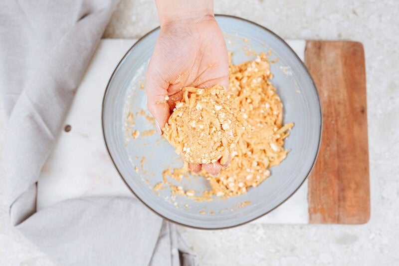 Easy Cottage Cheese Fritters with Salsa: 21g Protein!