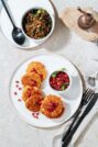 Easy Cottage Cheese Fritters with Salsa: 21g Protein!