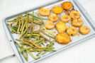 Crispy Smashed Potatoes in Oven with Feta Dipping Sauce
