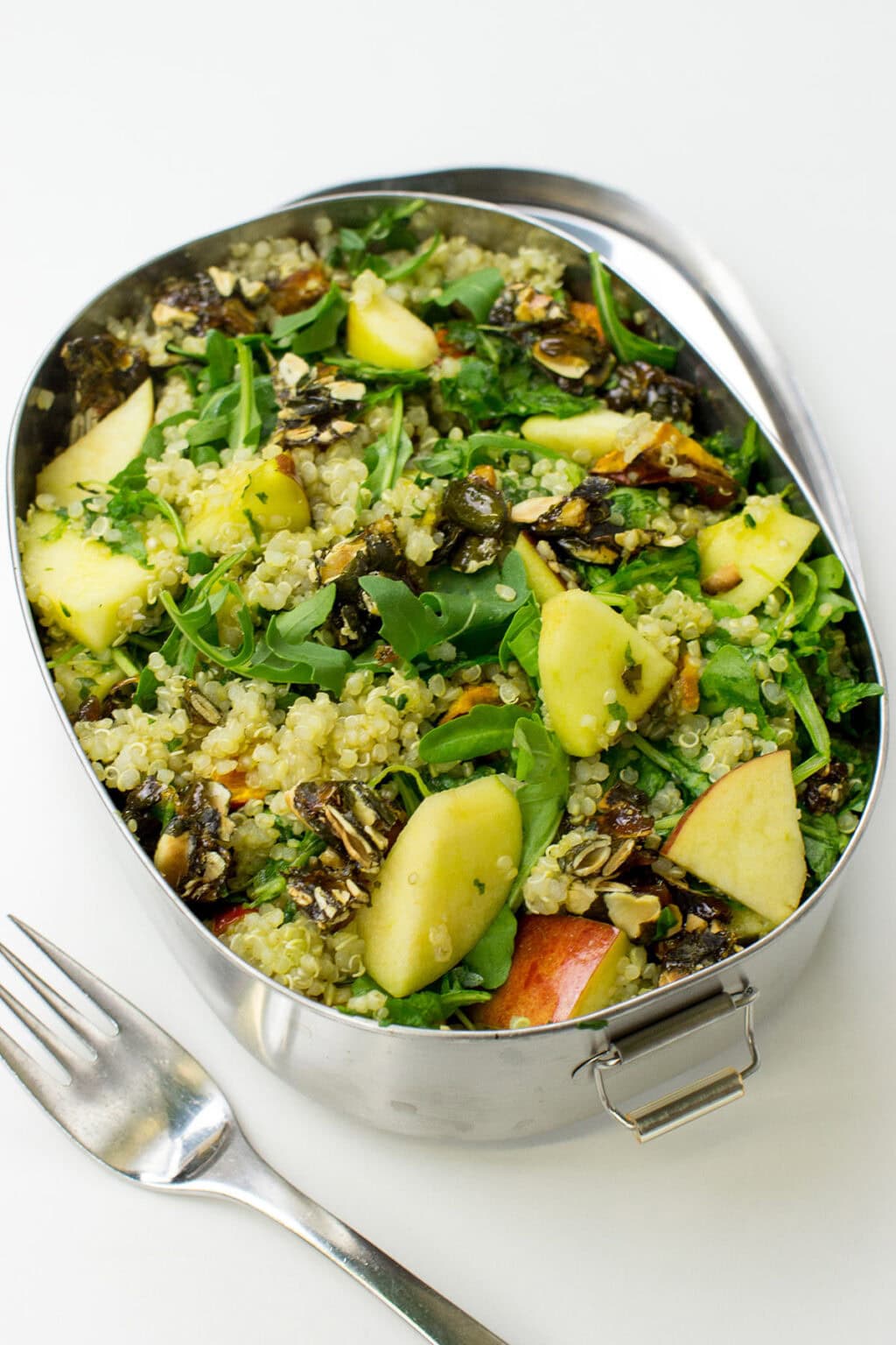 Roasted Pumpkin Quinoa Salad with Rocket Pesto | Vegan & GF